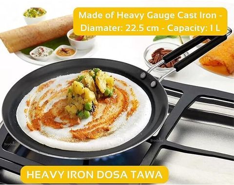 Eshop Multipurpose Cast Iron Dosa Tawa 24 cm Tawa 26 cm diameter Price ...