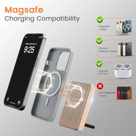 Portronics 10000 mAh 20 W Wireless Slim Pocket Size Power Bank Price in ...