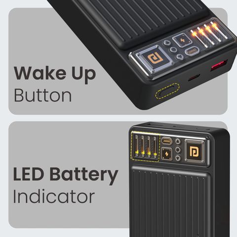 Portronics 20000 mAh 22.5 W Wireless Compact Power Bank Price in India ...