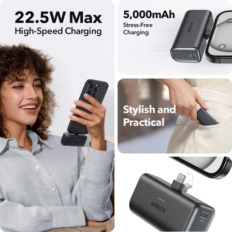 Anker 5000 mAh 22.5 W Wireless Nano Pocket Size Power Bank Price in ...