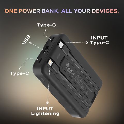 Soroo Future 10000 mAh 30 W Wired & Wireless With MagSafe Ultra Compact ...