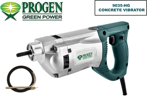 progen 9035-HG Handheld 50mm Concrete Vibrator/Cement Soil Mixer with 3 ...