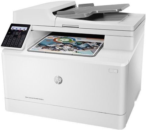 HP M183FW Multi-function WiFi Color Laser Printer with Voice Activated ...