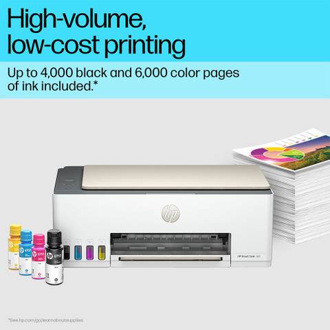 HP Smart Tank All in One 583 Multi-function WiFi Color Ink Tank Printer ...