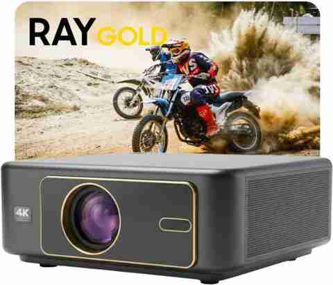 pixpaq RAY GOLD(Japan)2150ANSI 22000lm Automatic Full HD 1080p,4K HDR ...