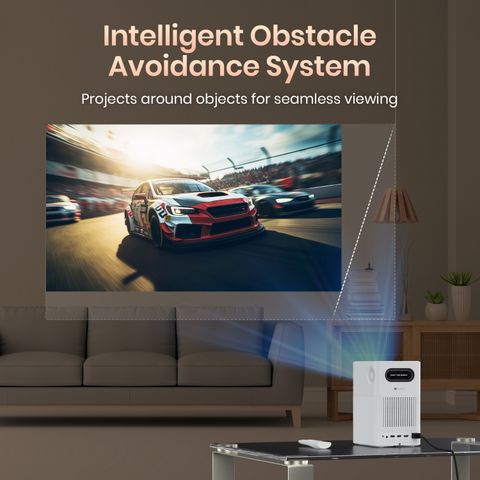 Portronics Beem 500 Smart Projector, 8K Support / 1080p Native, 16W ...