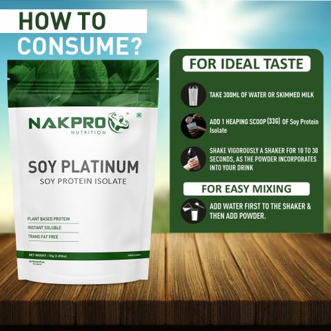 Nakpro Soy Platinum | Soy Protein Isolate | 27g Pro | Plant-Based ...