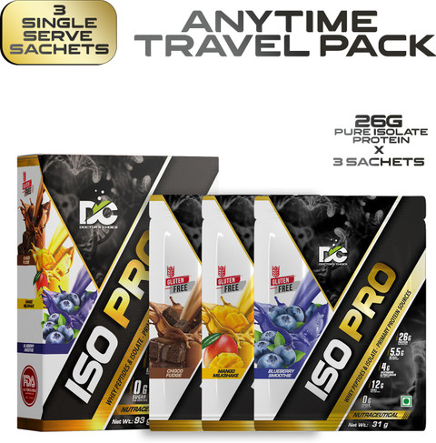 DOCTOR'S CHOICE ISO PRO Travel Pack - 3 Exciting Flavors for Superior ...