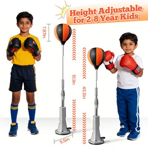Flipkart.com | Qpets Kids Adjustable Boxing Speed Ball Training Set ...