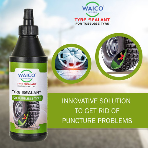 WAICO Tubeless Tire Sealant 350mL Anti Puncture Liquid Gel for Bike ...