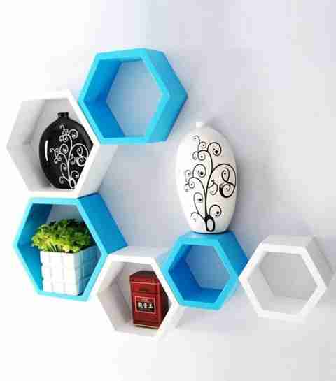KHUSUBHDECOR Wooden Wall Shelf Price in India - Buy KHUSUBHDECOR Wooden ...
