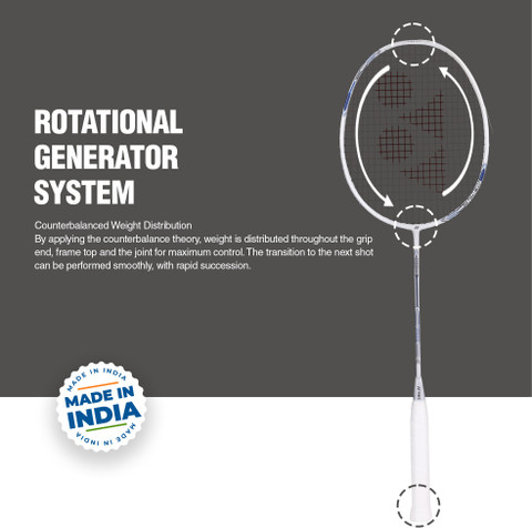 YONEX Astrox Attack 9 White Strung Badminton Racquet - Buy YONEX Astrox ...