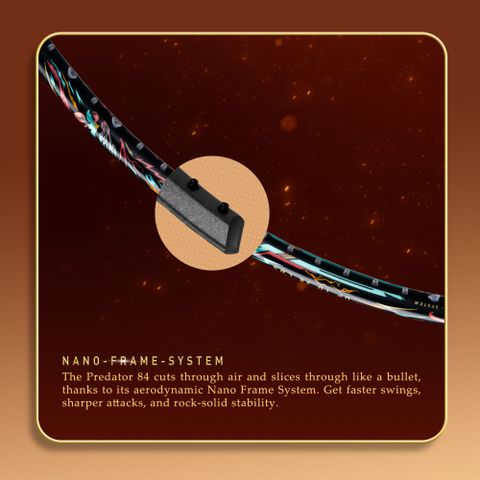 Hundred Predator 82 Extreme Black Unstrung Badminton Racquet - Buy ...