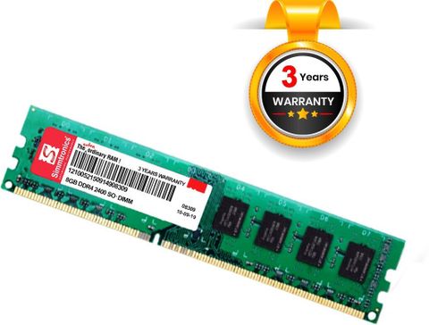 Simmtronics 2400 MHz DDR4 8 GB PC DDR4 RAM (8GB DDR4 2400 MHz RAM ...