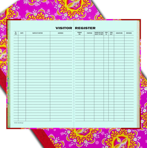 ANVIS Visitor Register Record Book | 100 Sheet | 200 Pages | Hard Bound ...