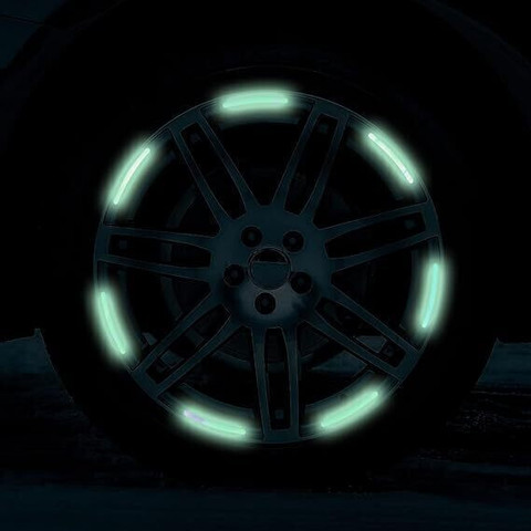 Estoreshouses Car & Bike Wheel Radium Sticker 20 Pcs 9.5 mm x 13 m ...