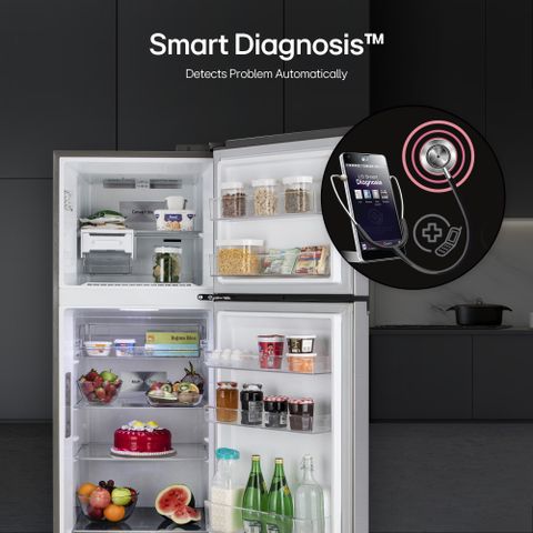 LG 322 L Frost Free Double Door 3 Star Convertible Refrigerator with Wi ...