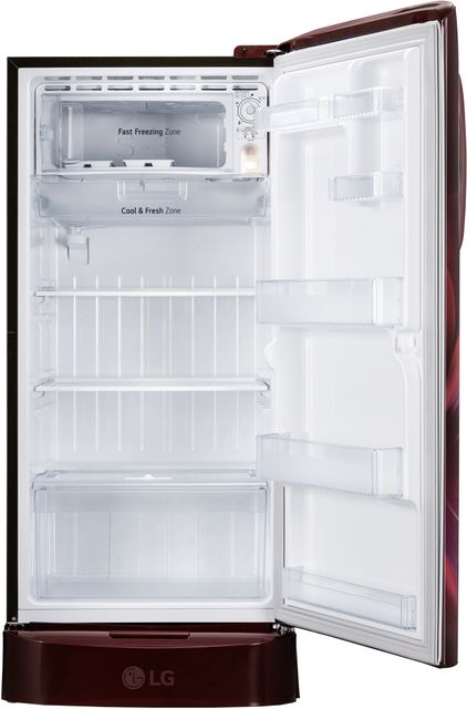 LG 210 L Direct Cool Single Door 5 Star Refrigerator with Base Drawer ...