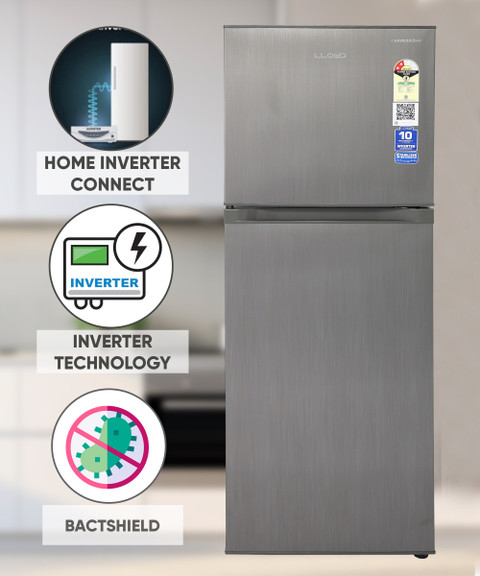 Lloyd by Havells 233 L Frost Free Double Door 2 Star Refrigerator with ...