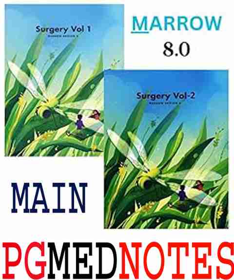 Surgery Marrow Editon 8.0 (Surgery)(Vol-1,2)(Fully Digital Coloured ...