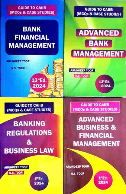 CAIIB COMBO 2024 BOOKS BY N.S TOOR & ARUNDEEP TOOR | BANK FINANCIAL ...