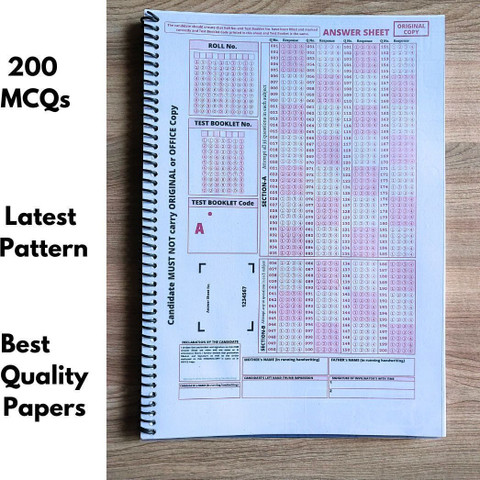 NEET OMR SHEET For Exam Practice 180 MCQs 50 Sheets Booklet: Buy NEET ...