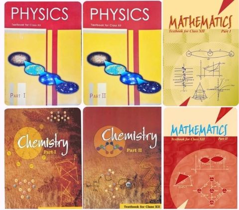 NCERT Textbooks Class 12th PCM -Physics Part 1&2, Chemistry Part 1&2 ...