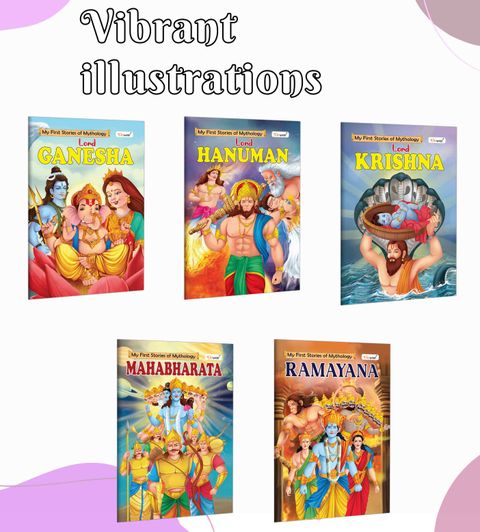 Ganesha, Hanuman, Krishna, Mahabharat And Ramayan - My First Mythology ...