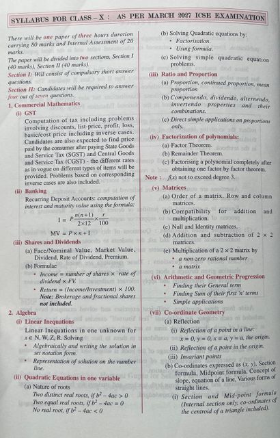 Selina Maths Class 10 ICSE 2026-27 Edition | Latest Edition Of Concise ...