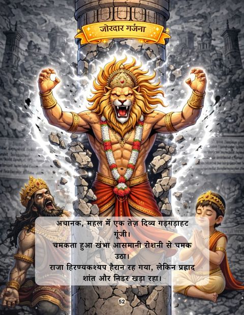 Mahavatar Narasimha And Bhakt Prahlad Children Story Book | Illustrated ...