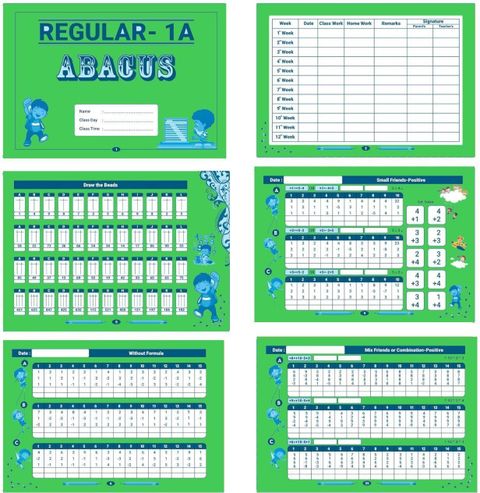 Abacus Book Level 1 To 4 (A+B Total 8 Books): Buy Abacus Book Level 1 ...
