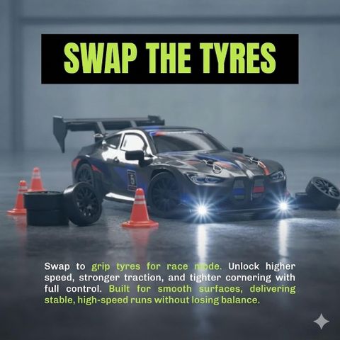 Flytek Rechageable RC Drift Car 4X4 Remote Control Car 4x4 toys for ...
