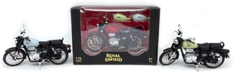 rjtoys Royal Enfield Classic 350 Diecast Toy Bike – 1:12 Scale ...