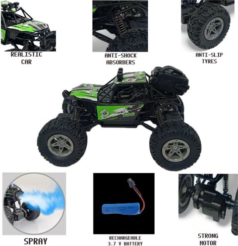 FANSEEKART Remote Control Car Rechargeable Rock Crawler off roading ...