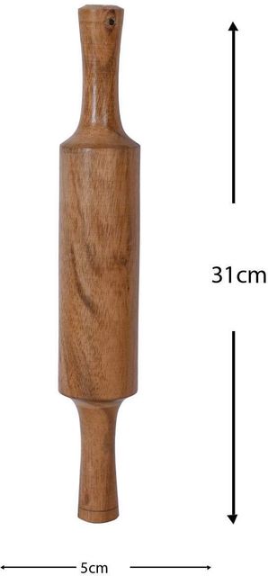 JaipurAce Ace Indian Black Marble Roti Maker with Wooden Belan Rolling ...