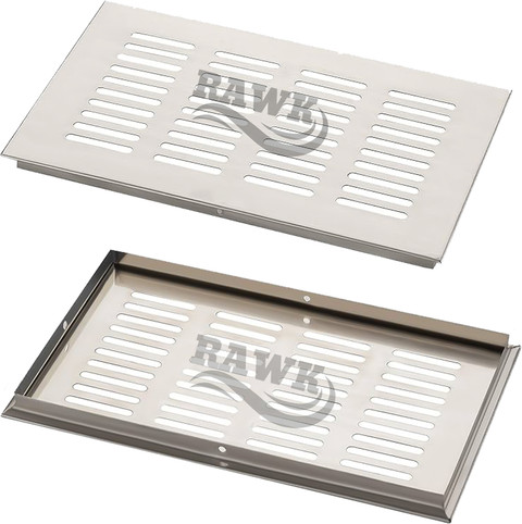 Rawk Stainless Steel Kitchen Jali & Ventilation Jali,Jali (Size:- 4" x ...