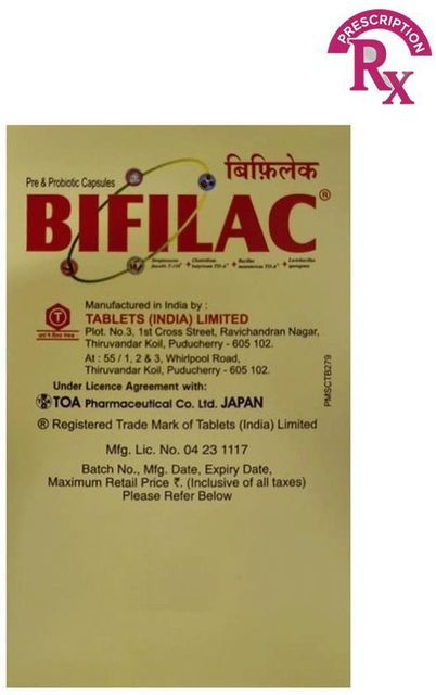 Bifilac Capsule (10 Cap) Price in India - Buy Bifilac Capsule (10 Cap ...