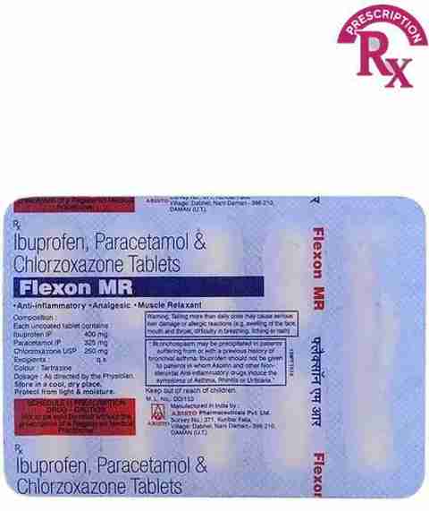Flexon MR Tablet (10 Tab) Price in India - Buy Flexon MR Tablet (10 Tab ...