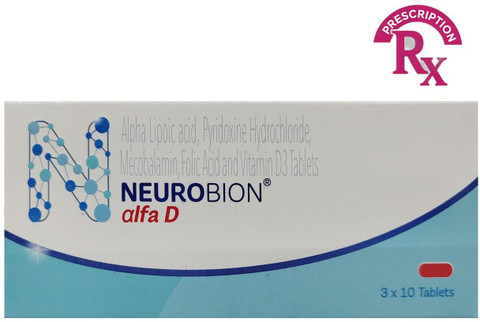 Neurobion Alfa D Tablet (10 Tab) Price in India - Buy Neurobion Alfa D ...