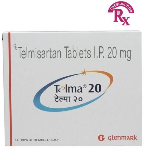 Telma 20 mg Tablet (30 Tab) Price in India - Buy Telma 20 mg Tablet (30 ...