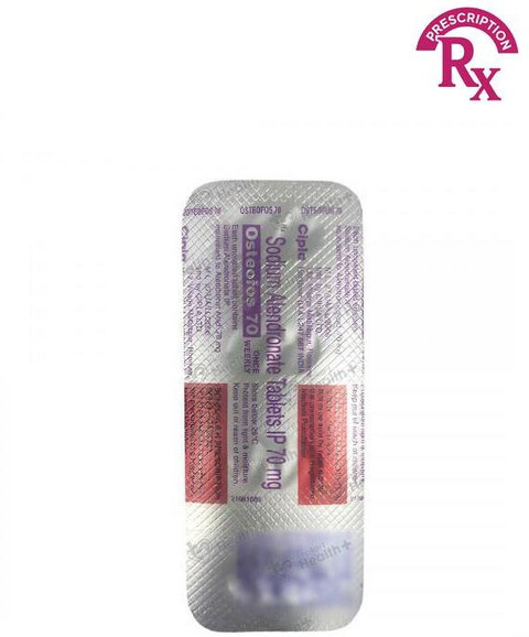 Osteofos 70 mg Tablet (4 Tab) Price in India - Buy Osteofos 70 mg ...