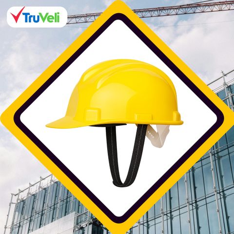 Truveli Construction Helmet GZ1 Safety Labour Helmet For Construction ...