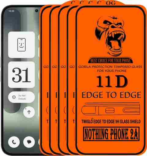 TWIGLO Edge To Edge Tempered Glass for Nothing Phone (2a) Plus - TWIGLO ...
