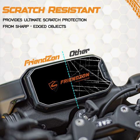 FriendZon Screen Guard for TVS Raider 125 (2016-2025) | TVS Ntorq 125 ...