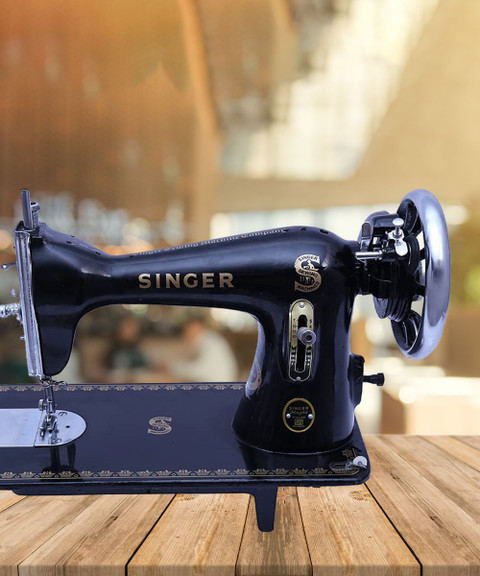 SINGER MAGNA BLACK WITHOUT COVER AND BASE Manual Sewing Machine Price ...