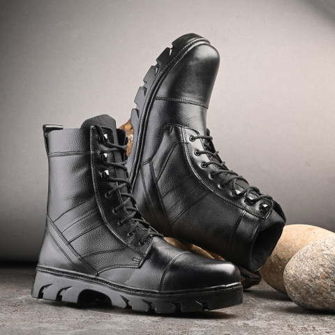 Combat Boots Army Style Shoes Gomelly Women Comfort Combat Boot Non ...