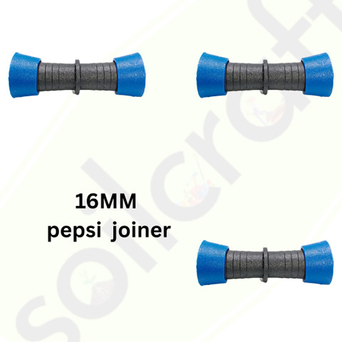 Farmer Girl 16mm Pepsi Elbow Tee Joiner Tap cock drip Inline connector ...