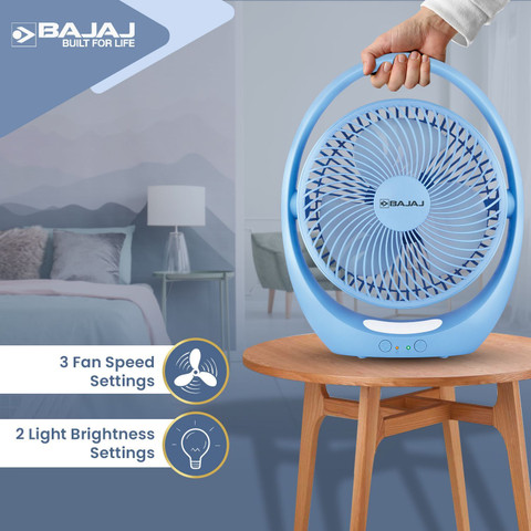 BAJAJ Pygmy Go with 1 Year Warranty 178 mm Table Fan Price in India ...