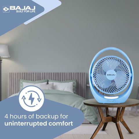 BAJAJ Pygmy Go with 1 Year Warranty 178 mm Table Fan Price in India ...