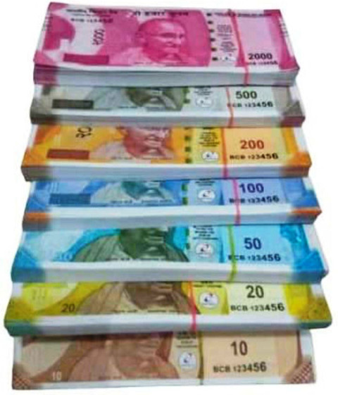 BBS DEAL Assorted 100 10rs Indian Currency Toy Notes for Kids ...